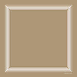 Multi Line Border, Camel/White – Lorenzo Vittani UK