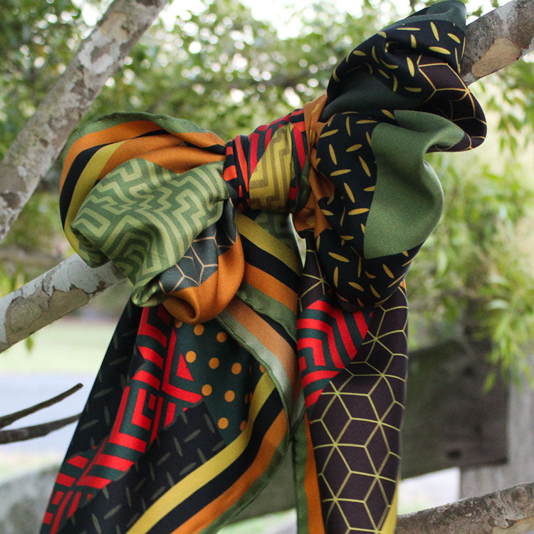 Norina, Terracotta/Green – Lorenzo Vittani UK